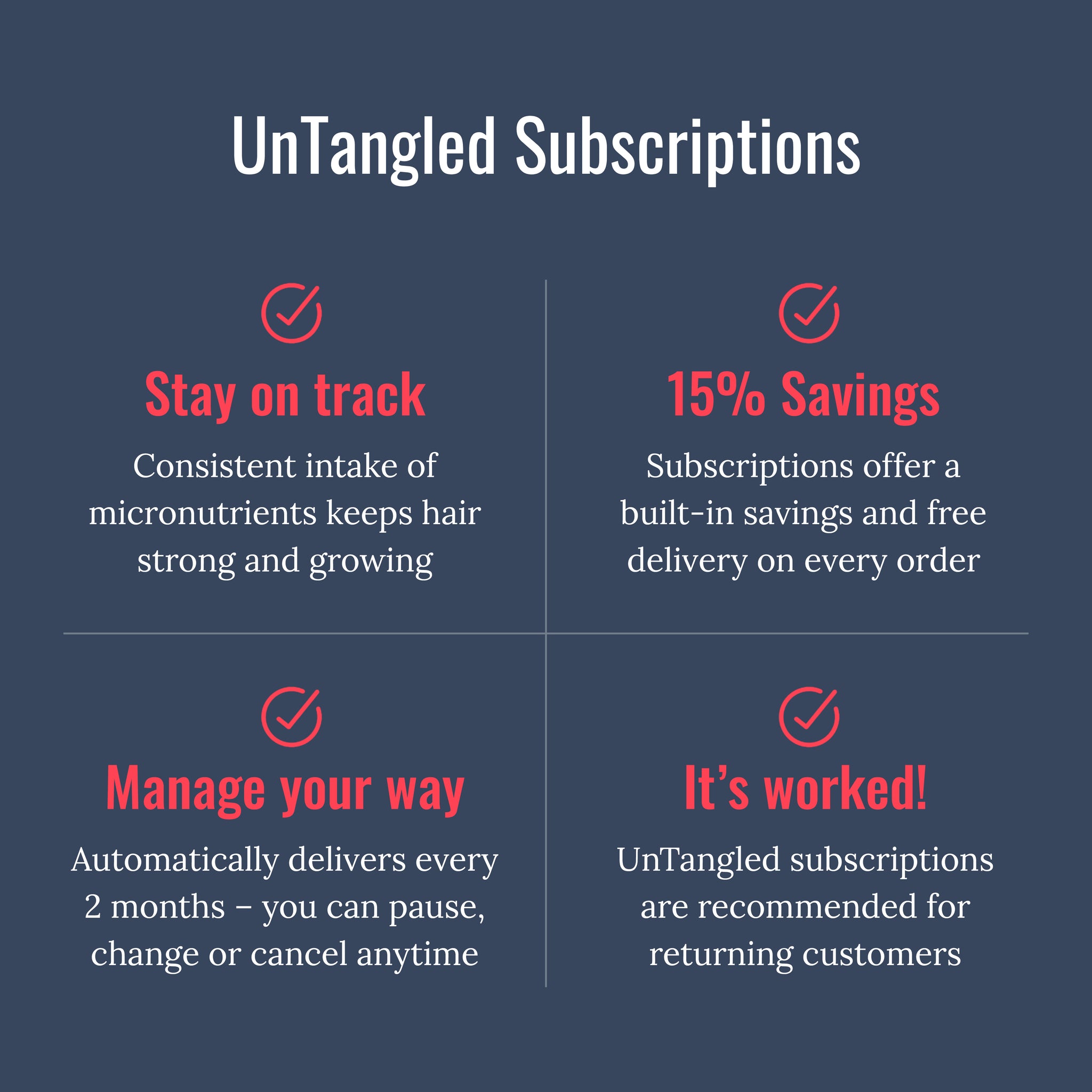 UnTangled Hair Supplement - Best Supplement For Hair Growth With ...